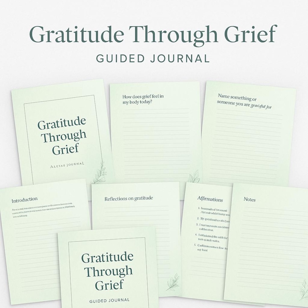 Gratitude Through Grief Journal | Pregnancy & Baby Loss Healing ...
