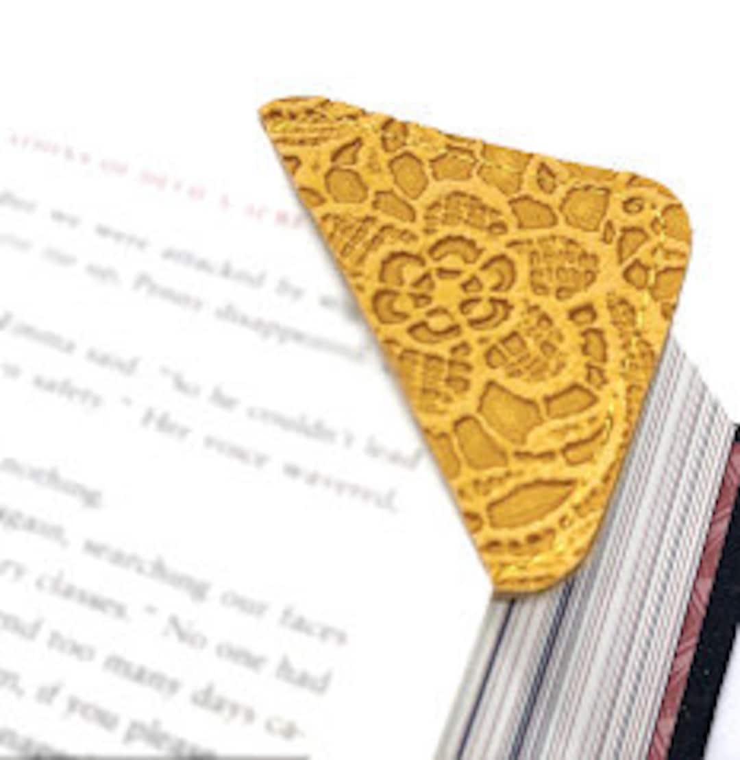 Bookmark Corner. Page Keeper. Book Tag. Reader Gift. Durable Faux ...