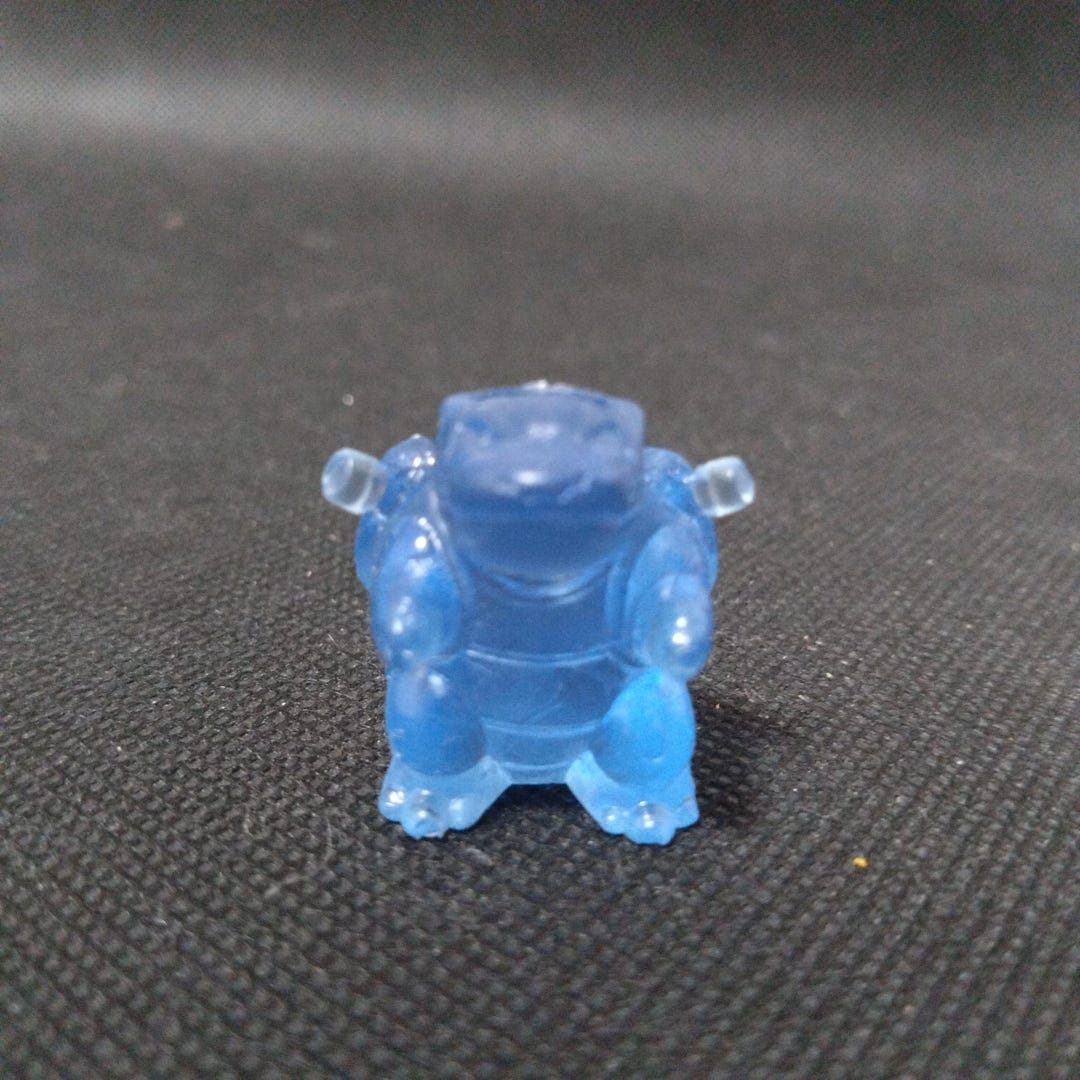 Blastoise Pokemon Mini Figure Anime Japan Nintendo Clear Mascot Cute ...