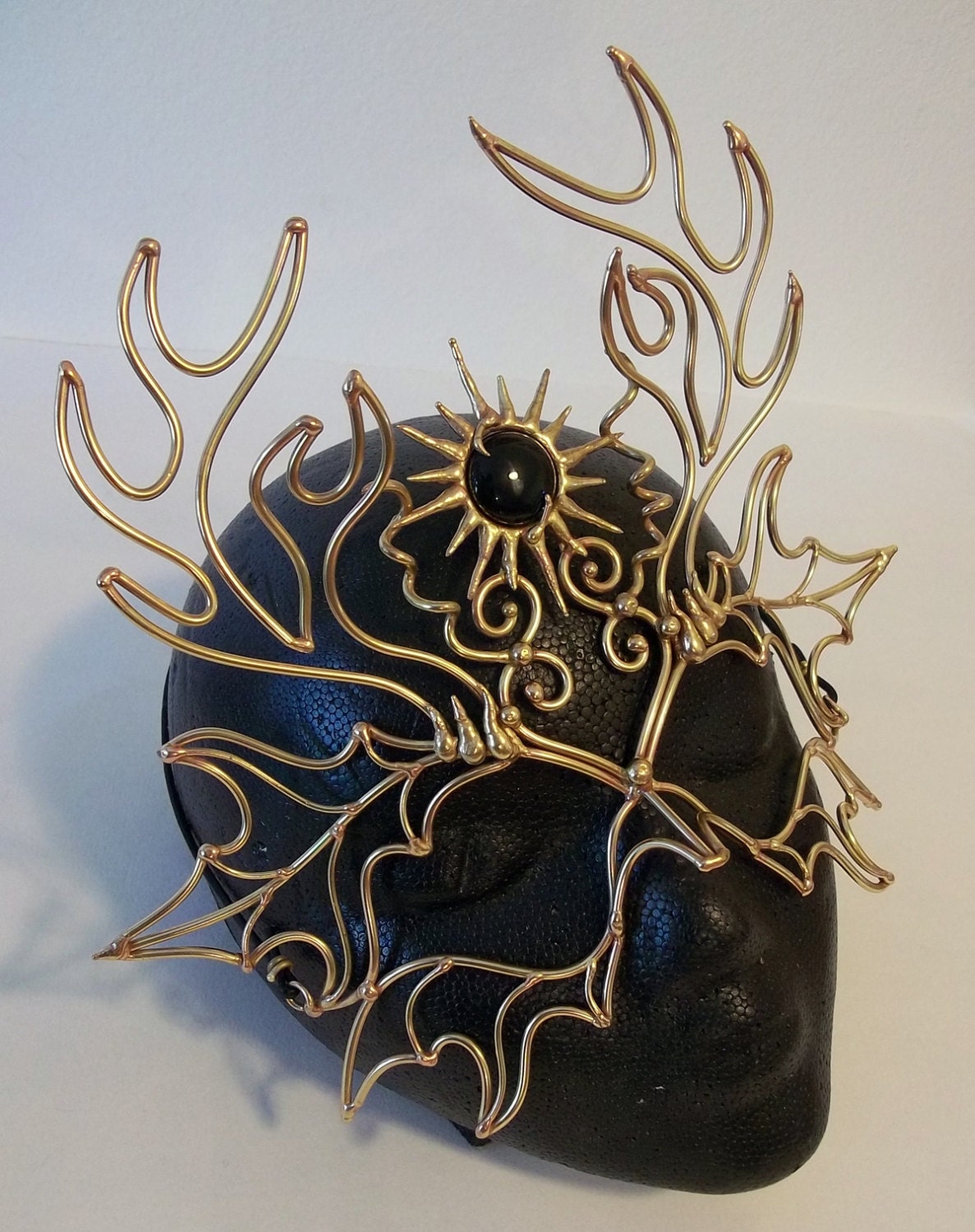 Bronze Horned God Mask | Etsy