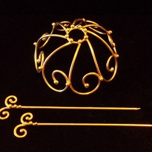 Bronze Bun Cover - Etsy