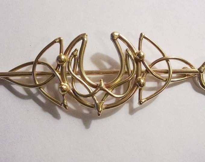 Celtic Knot Barrette - Etsy