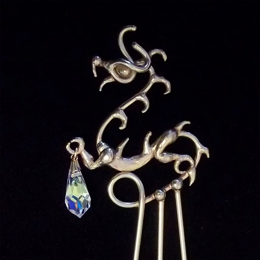 Dragon Hair Fork in Bronze - Etsy
