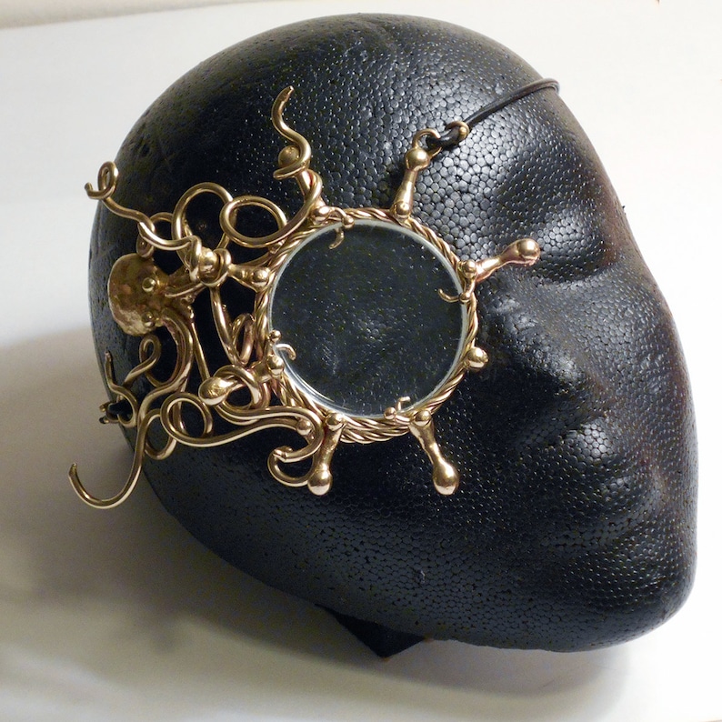 Bronze Steampunk Octopus Monocle | Etsy