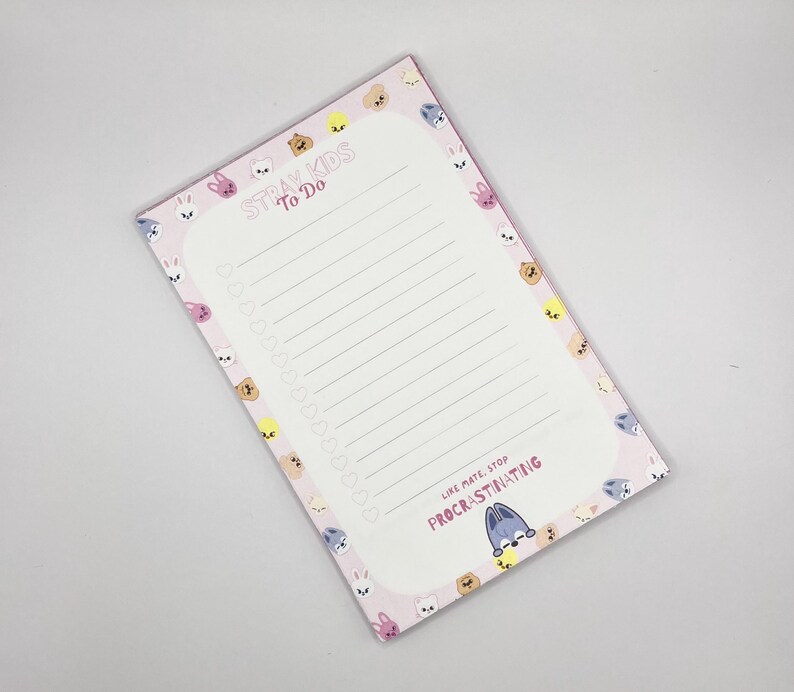 Stray Kids Memo Pad, SKZOO To-do, STAY Gift, Pre-order - Etsy