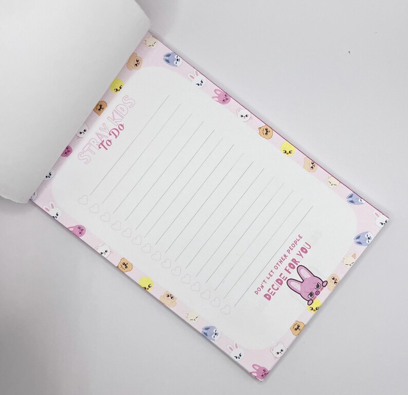 Stray Kids Memo Pad, SKZOO To-do, STAY Gift, Pre-order - Etsy