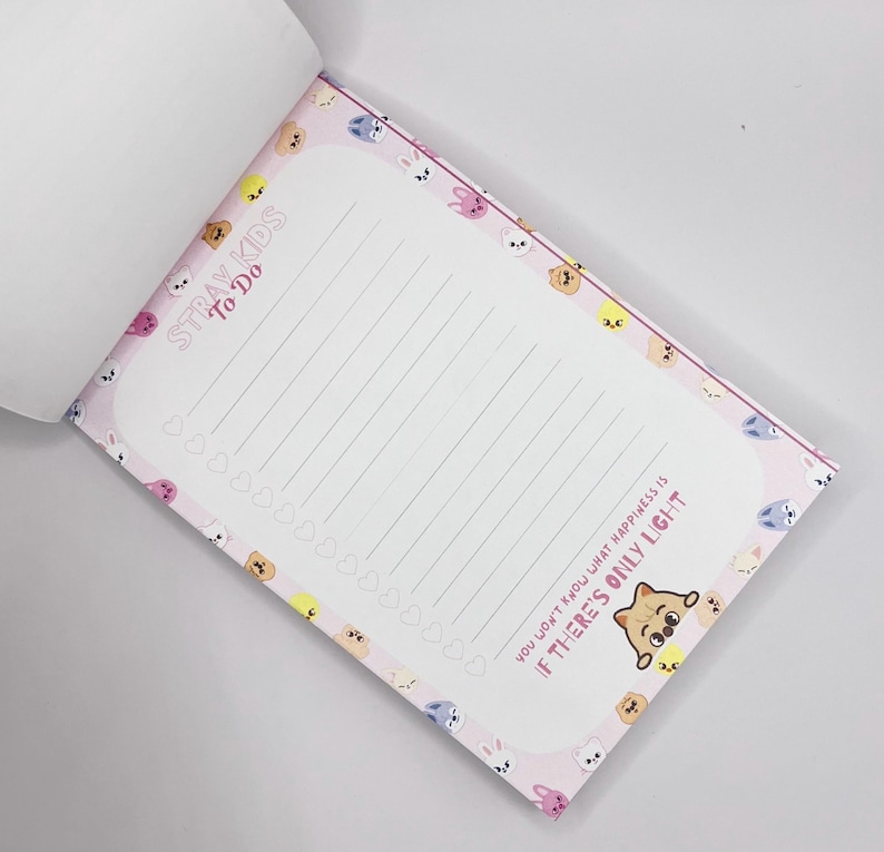 Stray Kids Memo Pad, SKZOO To-do, STAY Gift, Pre-order - Etsy