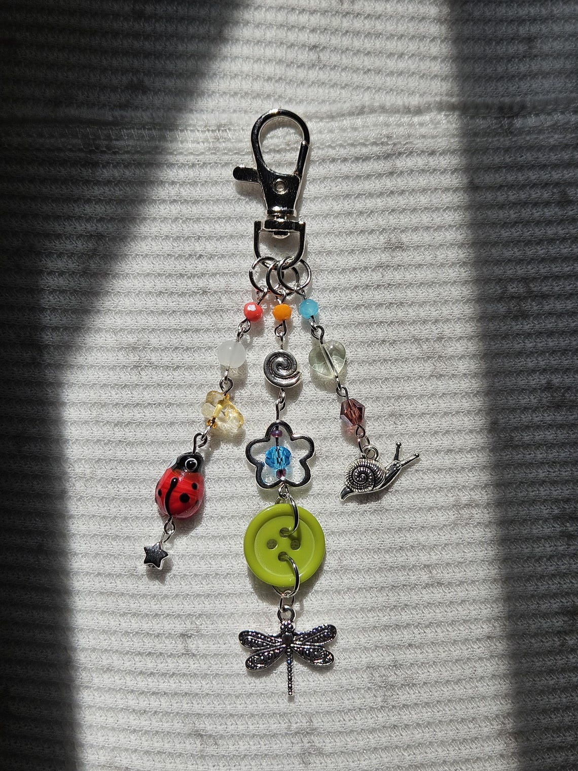 Whimsy Bug Keychain, Bag Charm, Ladybug, Dragonfly, Snail Keychain, Y2K ...