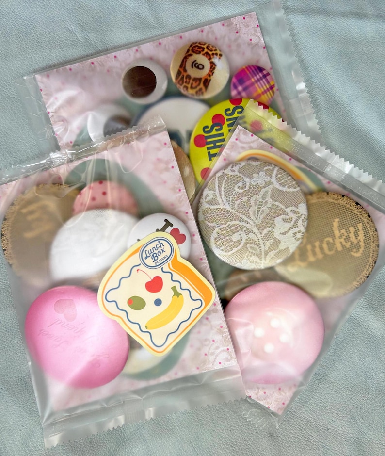Mixed Button Pack Handmade 2.25 Inch Buttons Retro Style Pins - Etsy