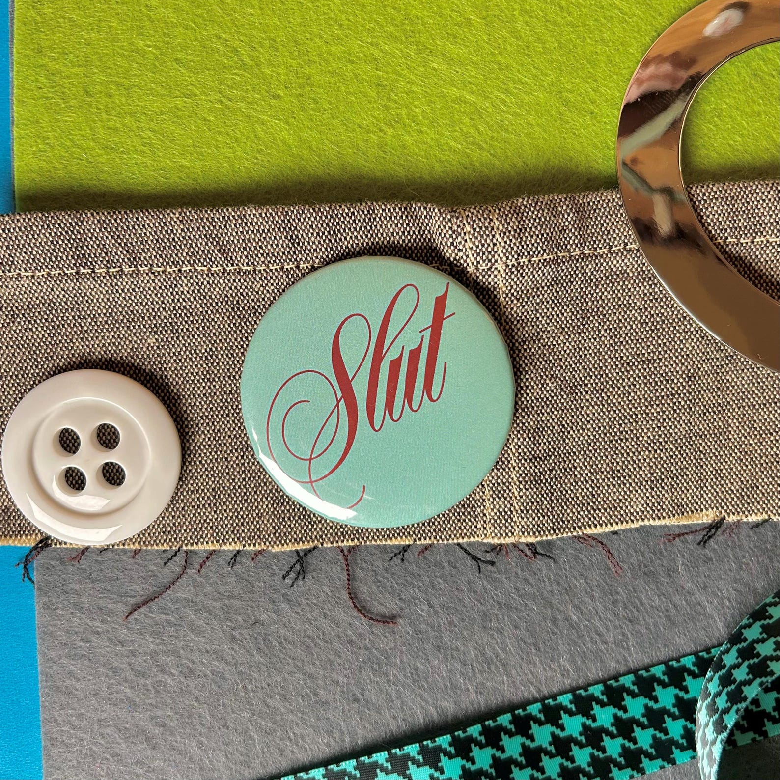 Y2k Inspired Pin Buttons Handmade- Metal Backing - Etsy