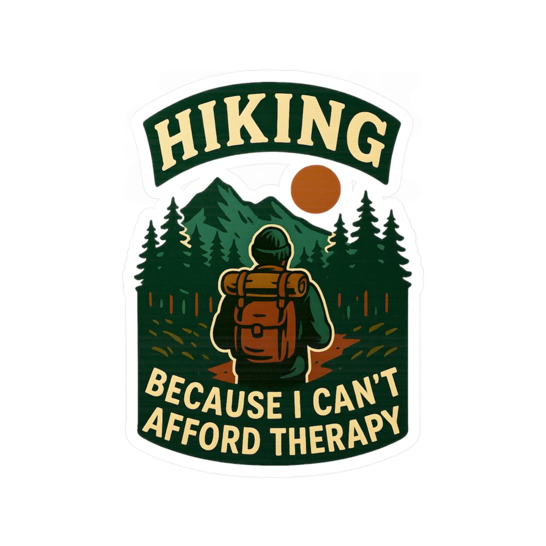 Hiking Adventure Vinyl Stickers: Outdoor Enthusiast Decals - Etsy