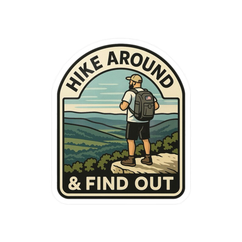 Adventure Hiker Vinyl Stickers: Laptop, Water Bottle, Travel Decals - Etsy