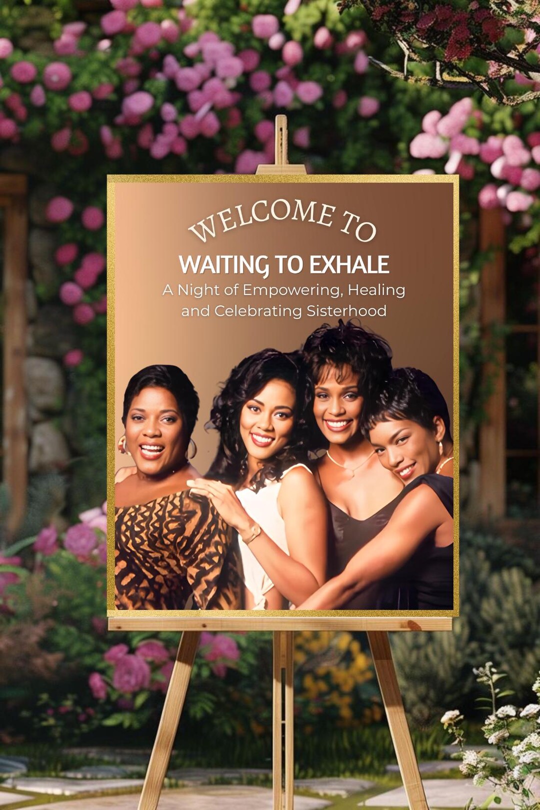 Welcome Poster Board Waiting to Exhale Poster Board Sign, Editable ...