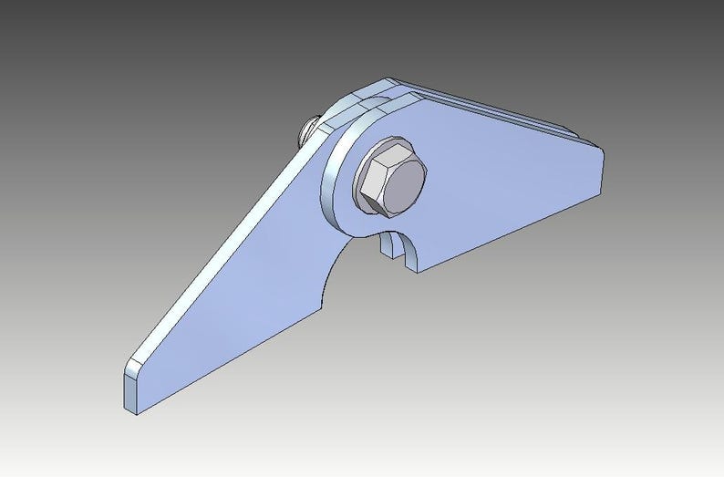 Weld on Hinge DXF Files - Etsy