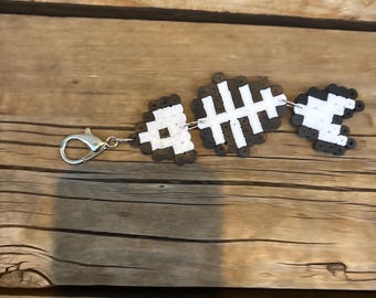 Fish Perler Bead Keychain - Etsy