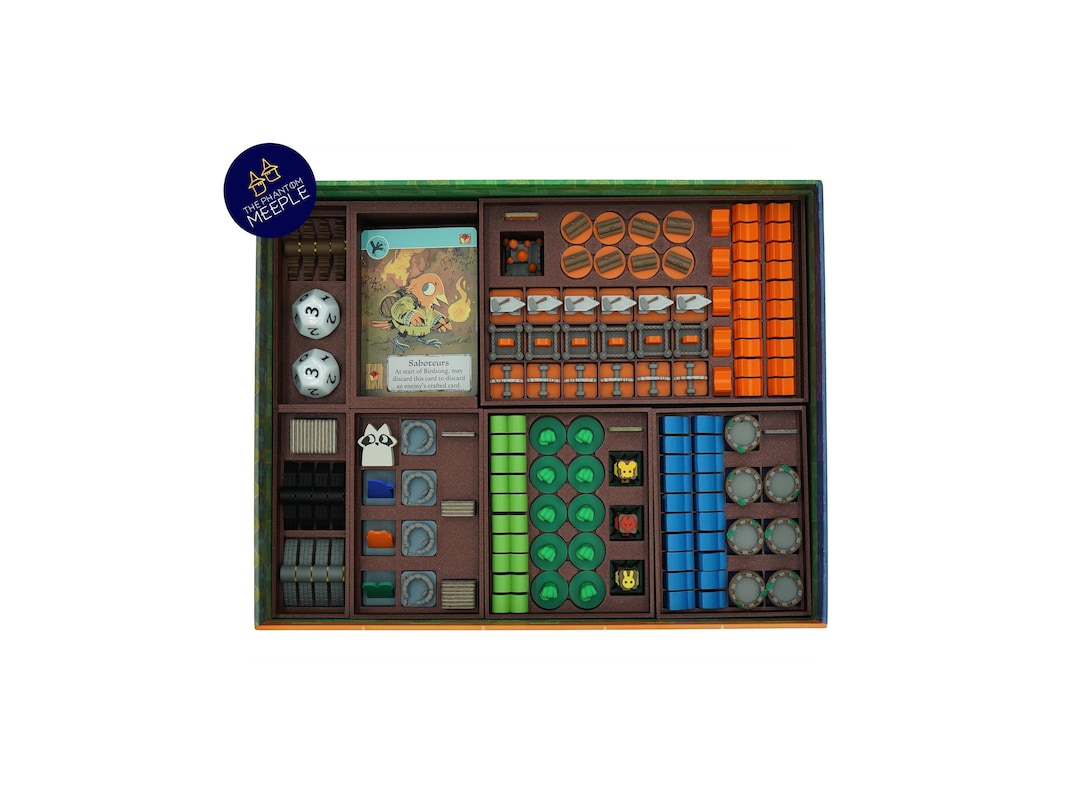 Root Board Game 3D Pieces With Optional Organizer Insert and Card ...
