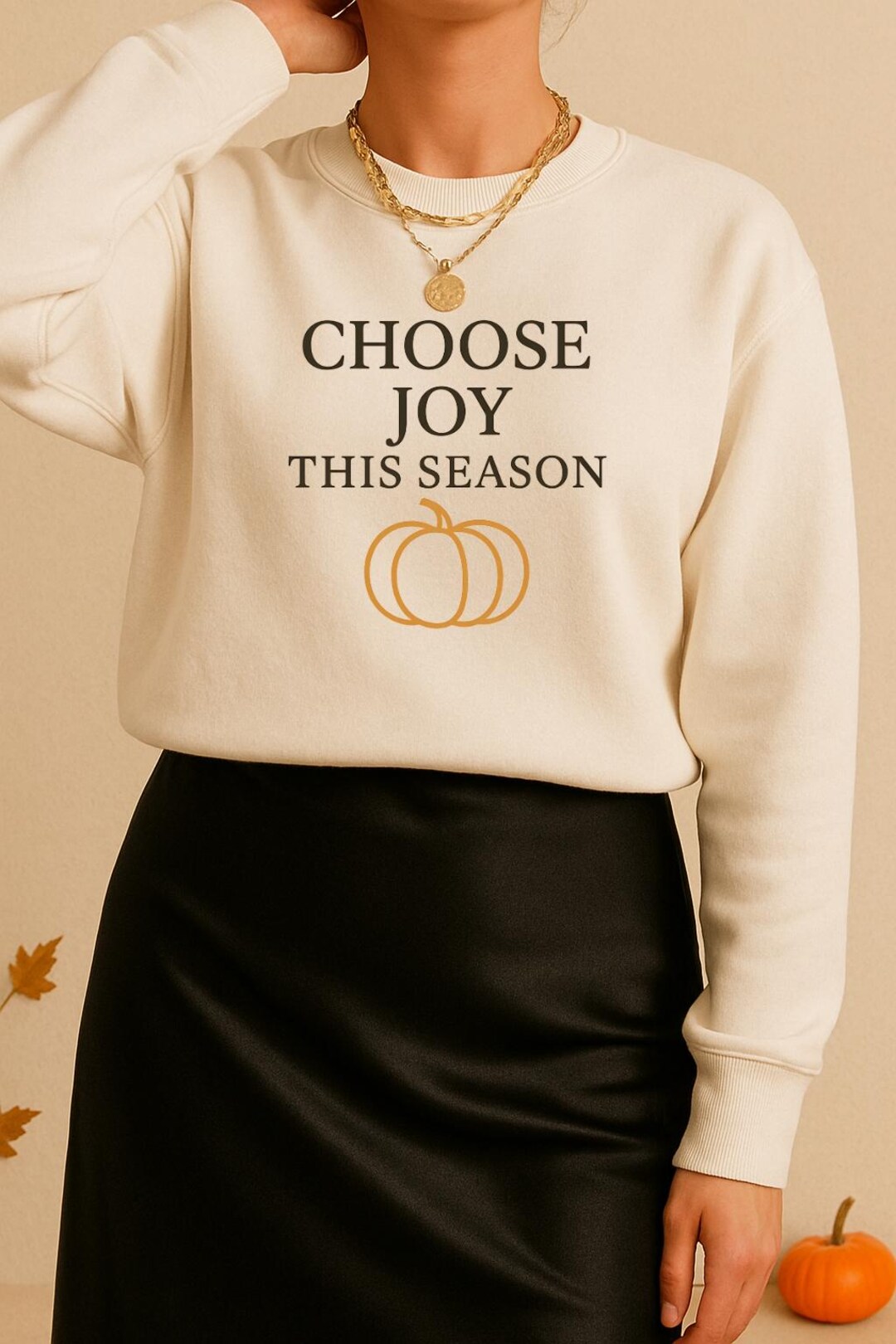 Choose Joy Sweatshirt: Cozy Fall Crewneck - Inspirational Autumn ...