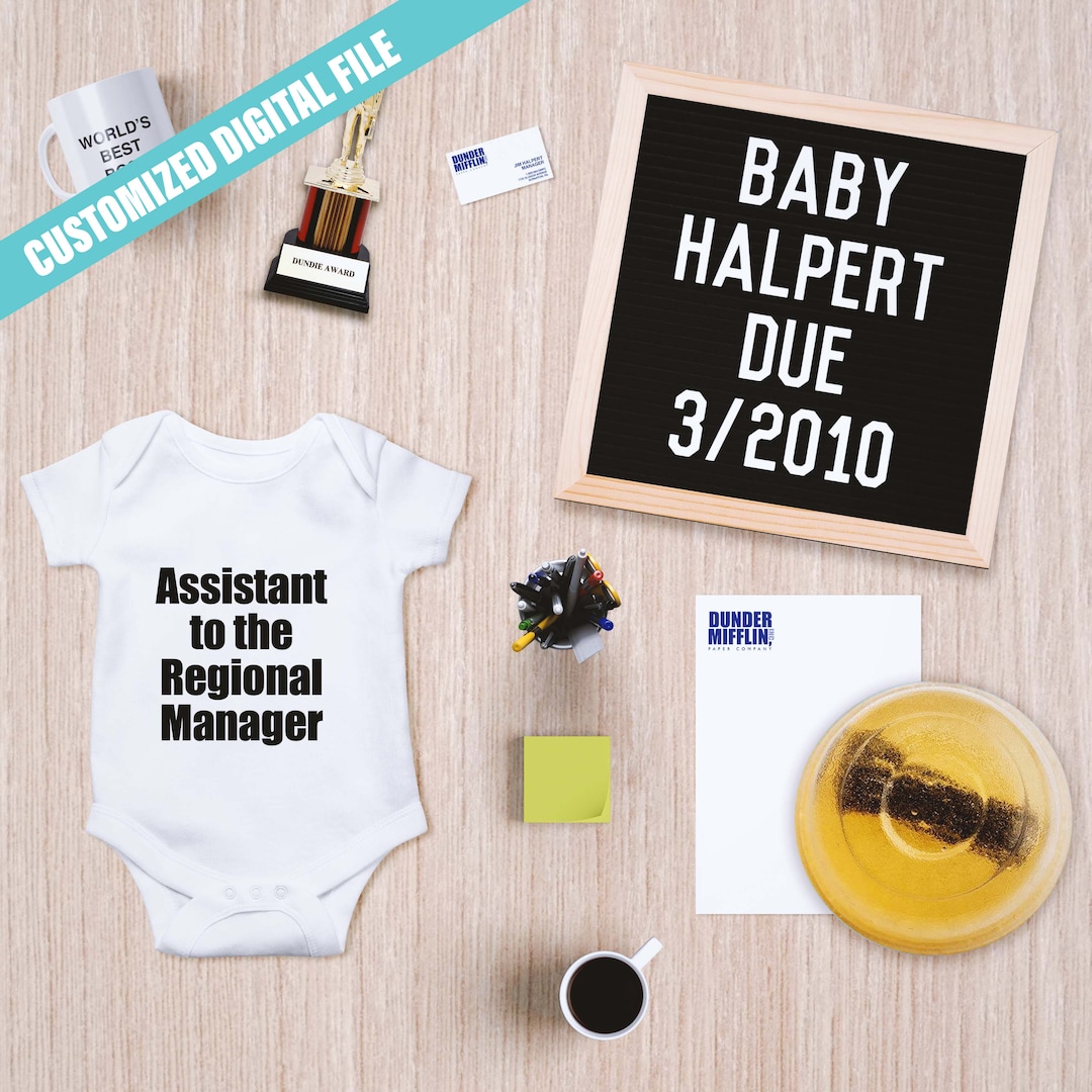 The Office Themed Digital Pregnancy Announcement | Social Media ...