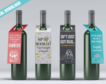 Bottle Hang Tags - Etsy