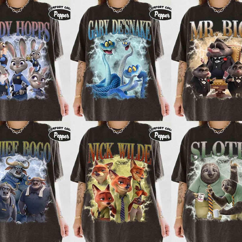 Zootopia Bootleg Shirt - Etsy