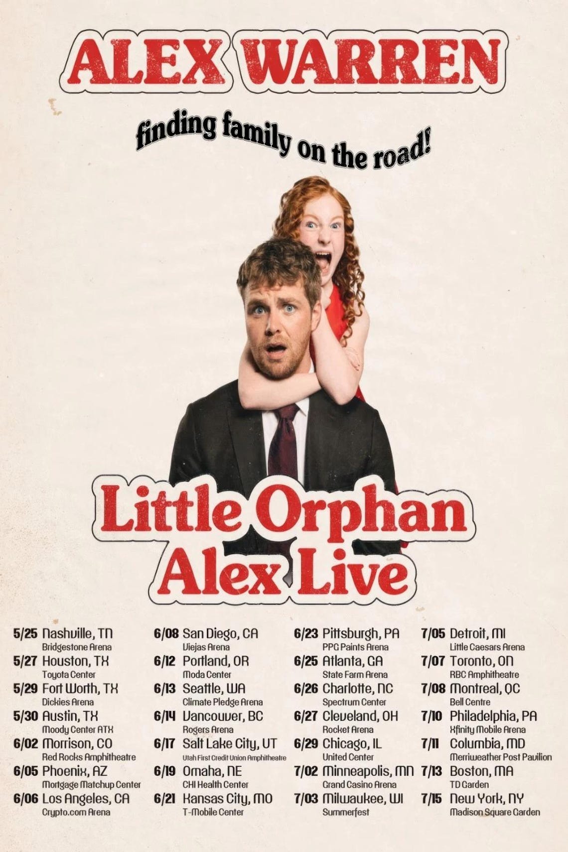 Alex Warren 2026 Tour Poster - Etsy UK