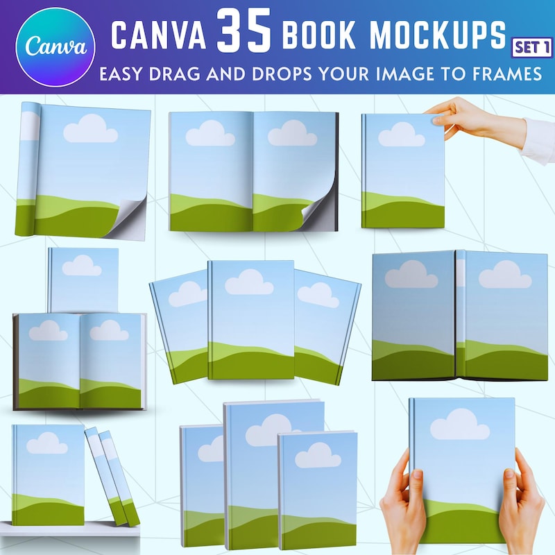 Canva Logo Mockups - Etsy