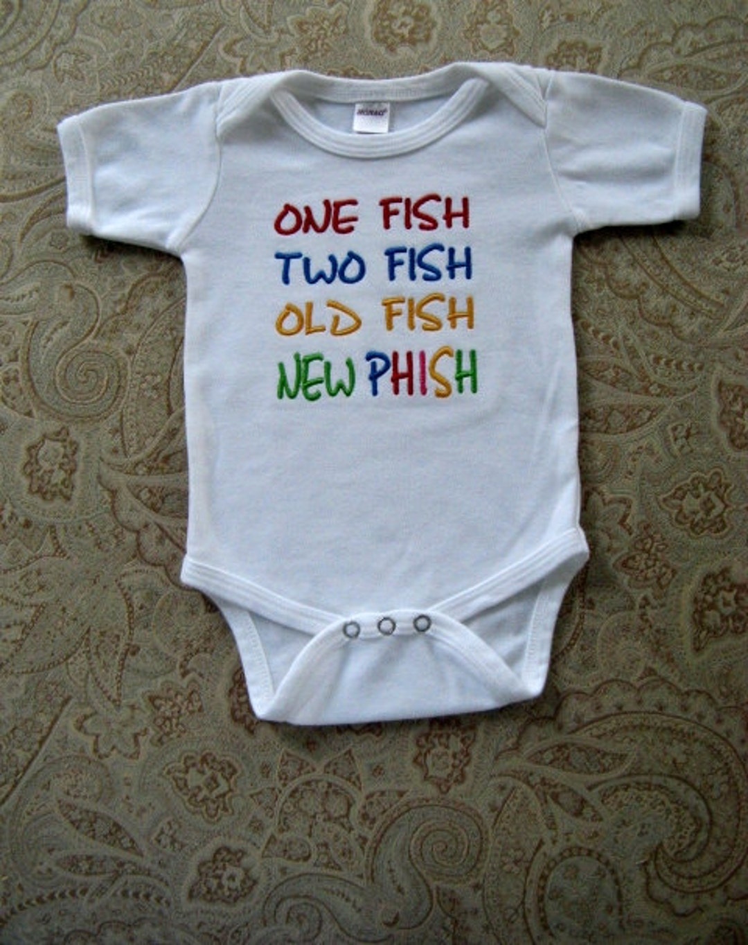 Baby Phish One Piece Bodysuit Unisex Phish Infant Bodysuit Phish Baby ...