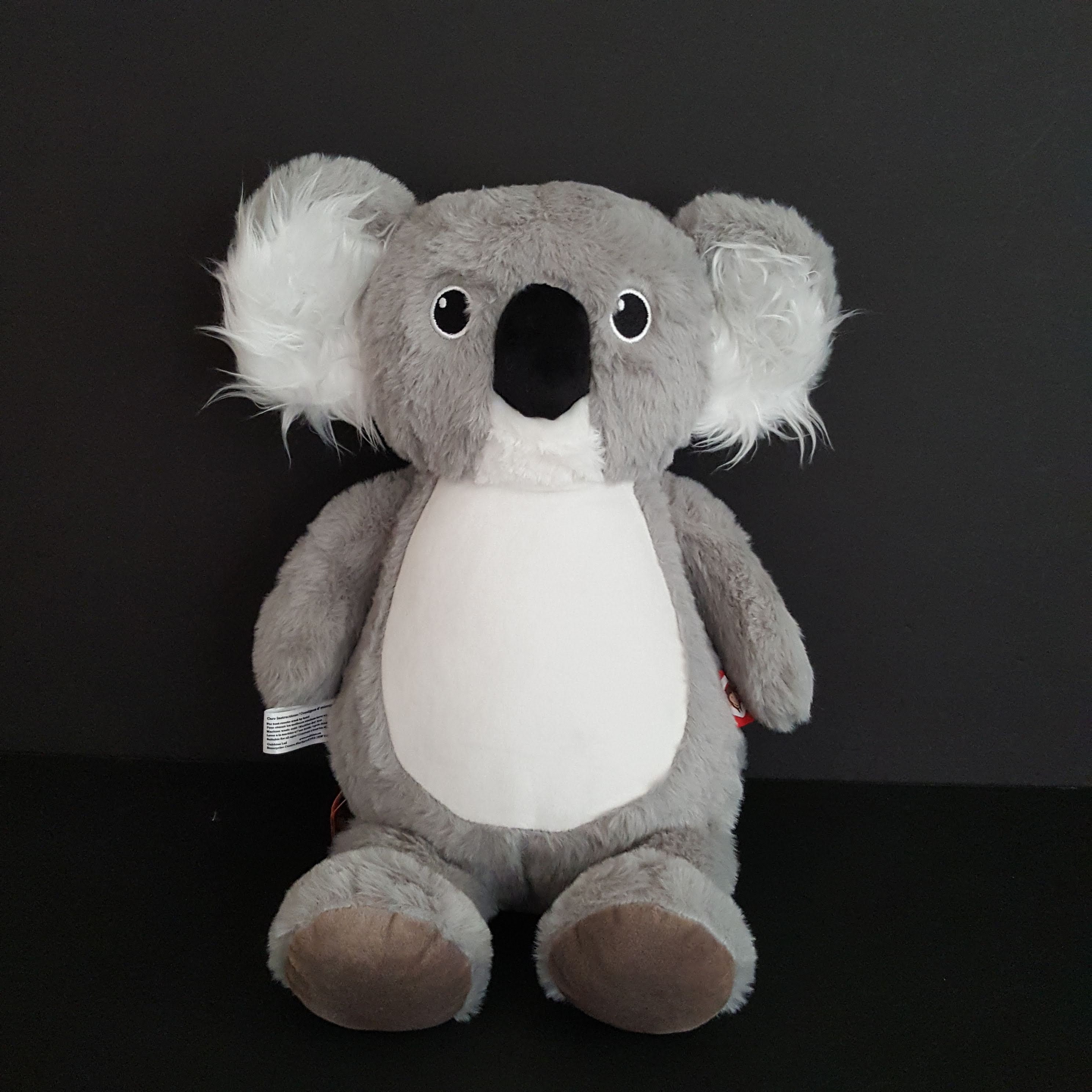 Personalized Stuffed Koala Bear Toy New Baby Gift Birth Stat | Etsy