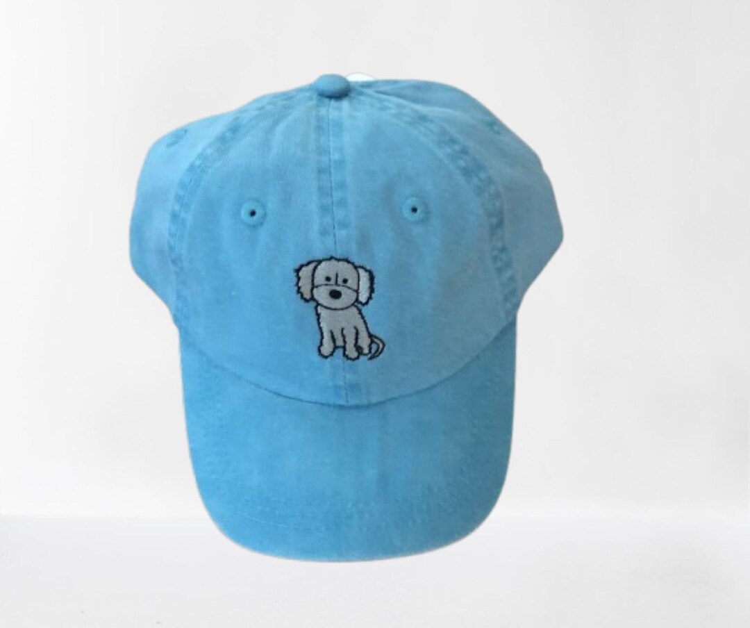 Kids Size Custom Embroidered Personalized Goldendoodle Dog Baseball Hat ...