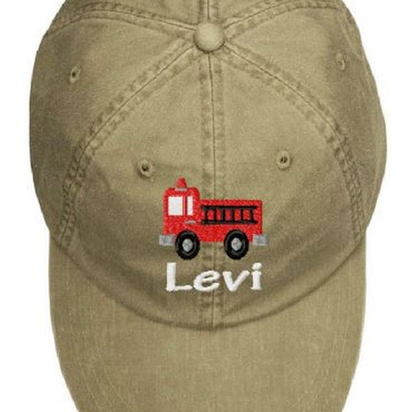 Fire Truck Hat - Etsy