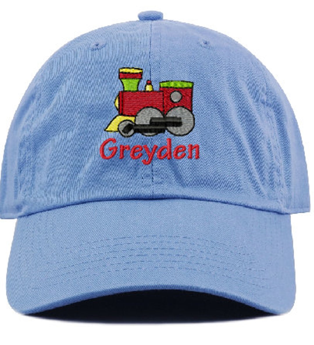 Personalized Toddler Baseball Cap Train Baseball Cap Personalized Kids ...