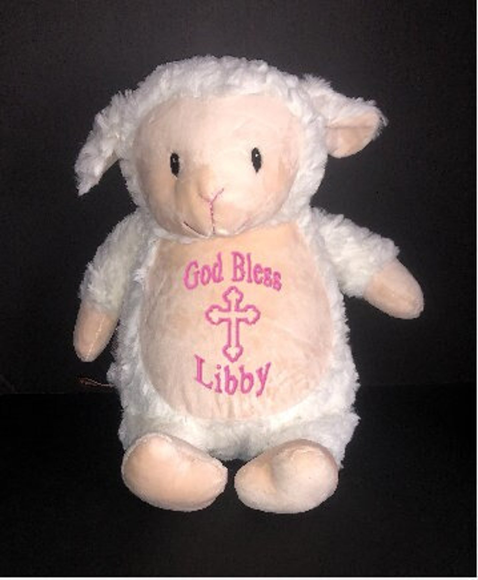 Personalized Stuffed Lamb: Baptism Christening Gift - Etsy