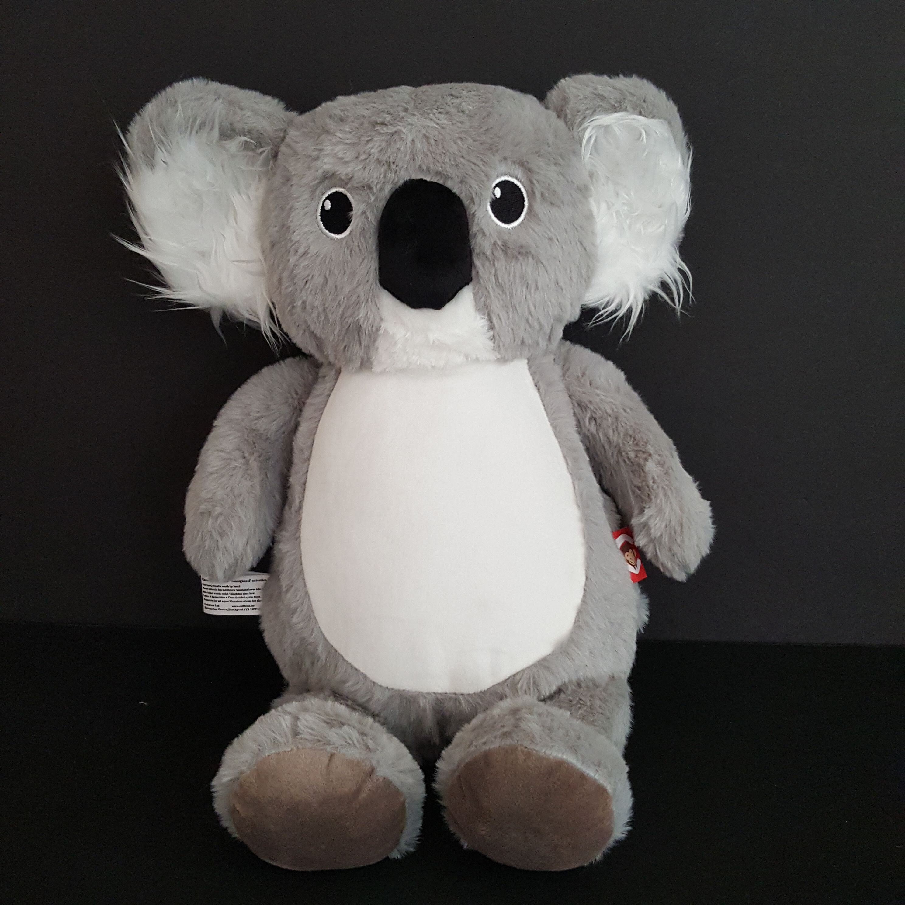 Personalized Stuffed Koala Bear Toy New Baby Gift Birth Stat | Etsy