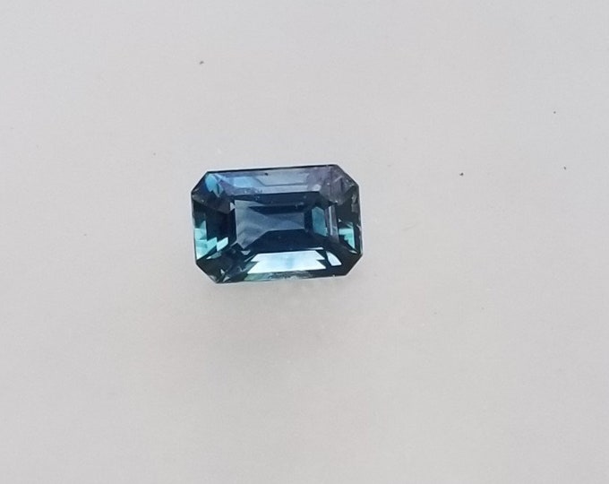 Teal Sapphire Emerald Cut Shape for Anniversary Wedding, Natural ...