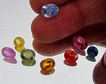 Fine Loose Sapphires Peach Sapphires Champagne Sapphires - Etsy