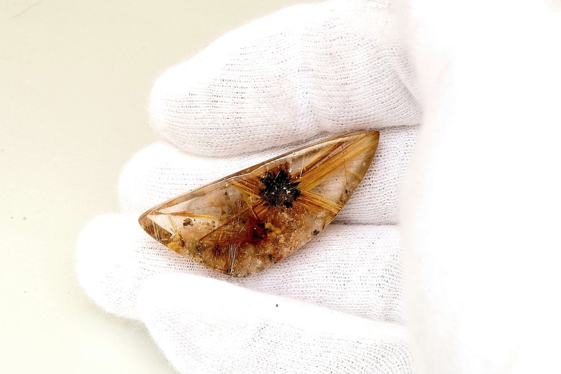 Unique Star Rutilated Quartz Over 30cts | Etsy