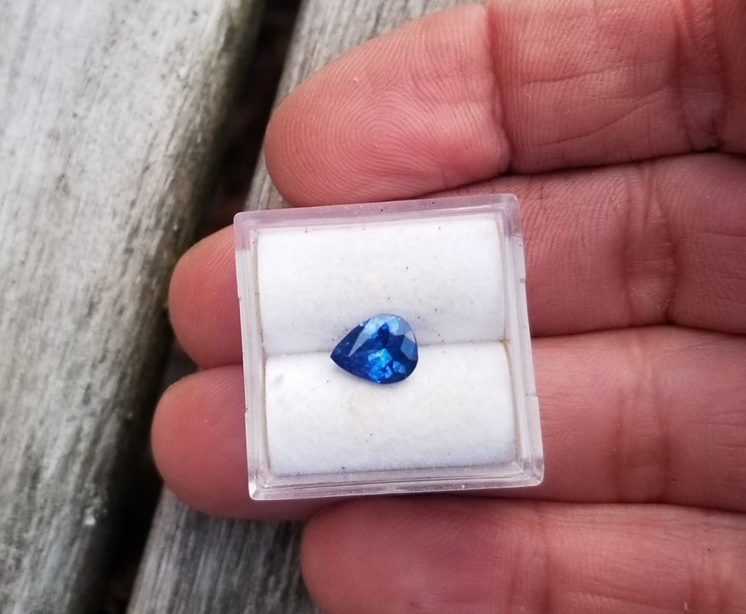 Pear Shape Ceylon Blue Sapphire for Engagement Ring, Sapphire for ...