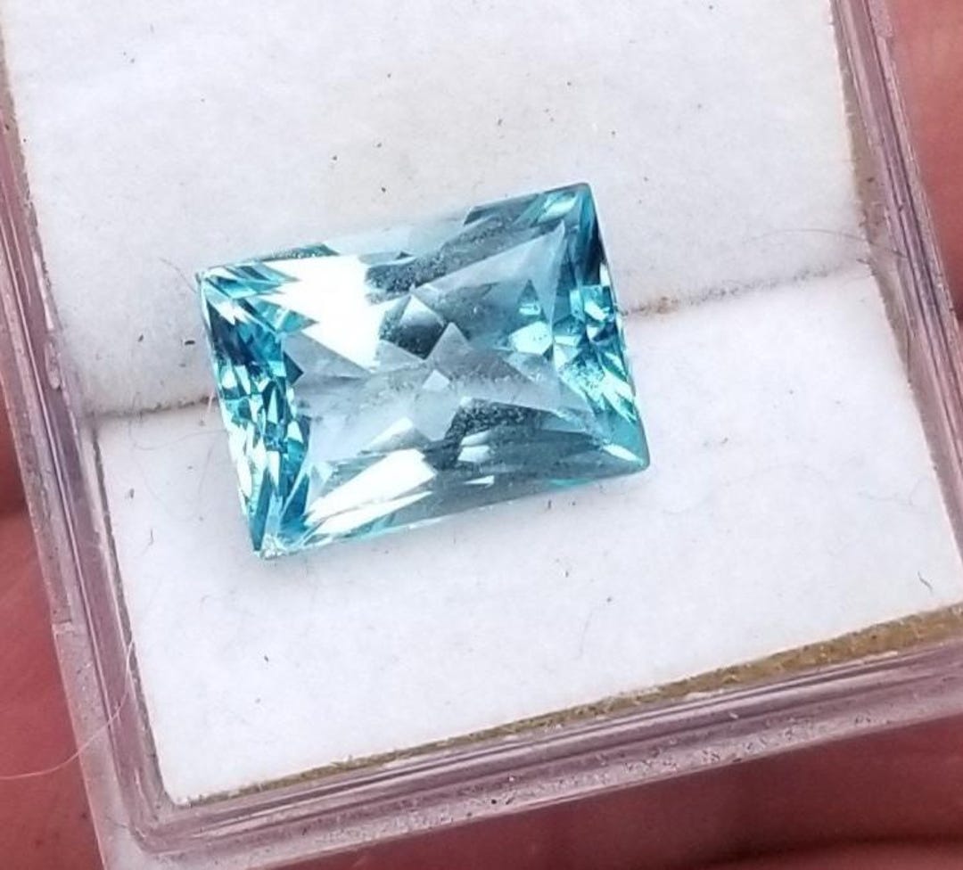Sky Blue Topaz Gemstone, Radiant Cut, November Birthstone - Etsy