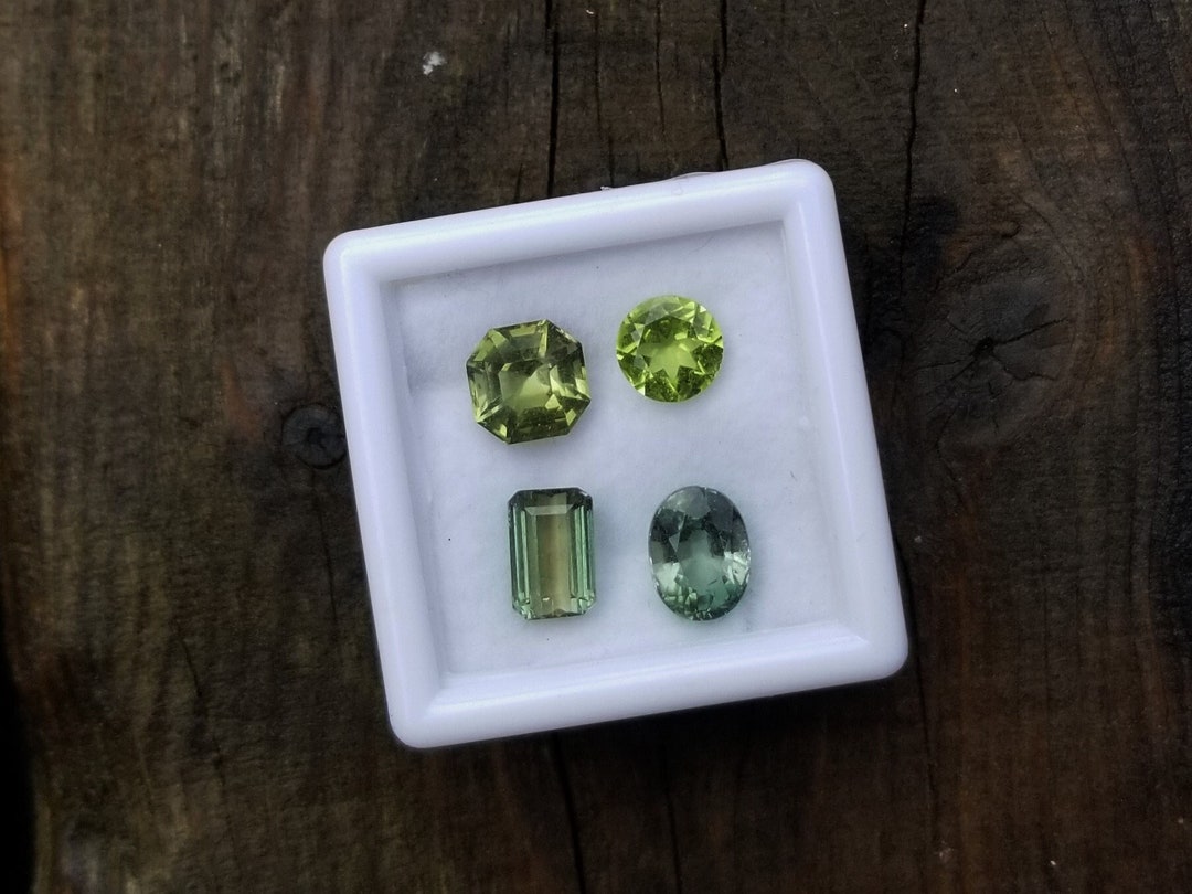 Green Tourmaline Gemstone Parcel, 5.12 Cts, Jewelry Design - Etsy