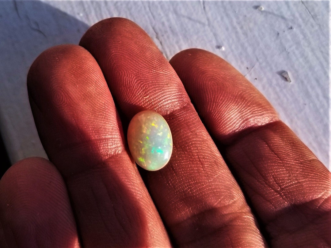 Australian Pin Fire Opal 12.5x9.4mm Oval - Etsy
