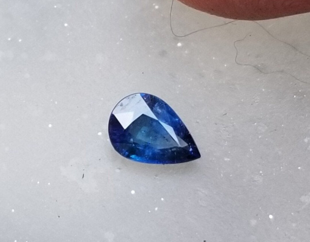 Pear Shape Ceylon Royal Blue Sapphire for Engagement Ring, Sapphire ...