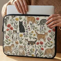 Art Cat Cartoon Collage Hard Protective MacBook Case Cute Laptop Cover ...