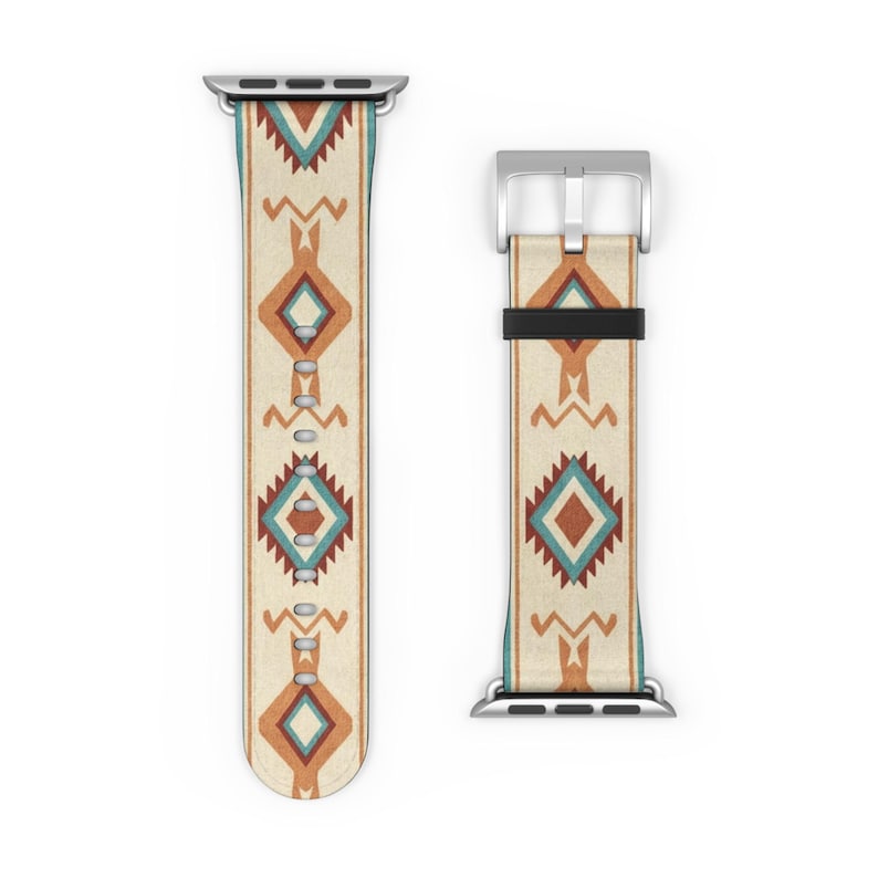 Southwestern Geometric Apple Watch Band | Aztec Pattern Apple Watch ...