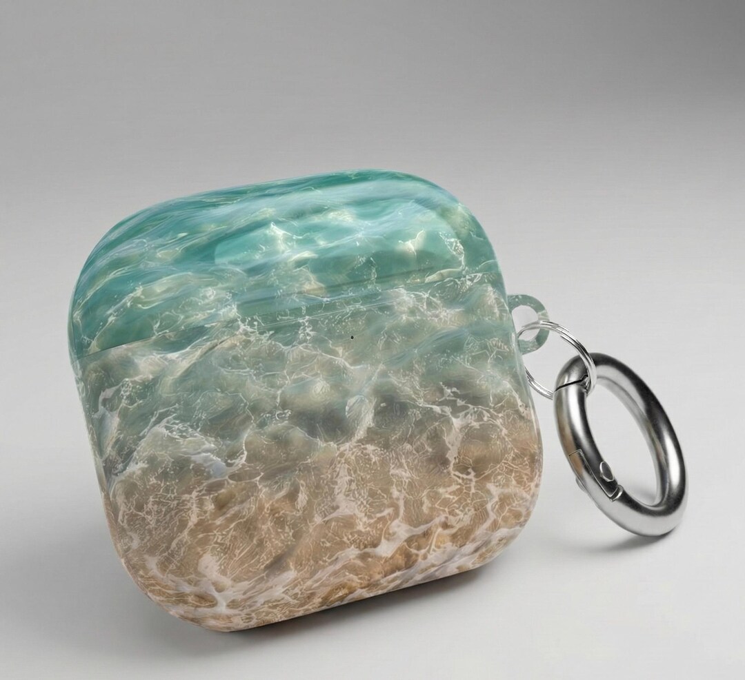 Turquoise Surf Beach AirPod Case | Ocean AirPod Case Gen 1 2 3 4 Pro - Etsy