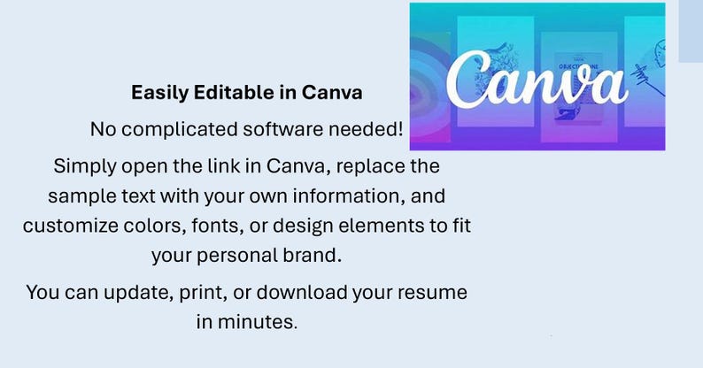 Editable Resume Kit in Canva | 2-page Resume + Cover Letter + Interview ...