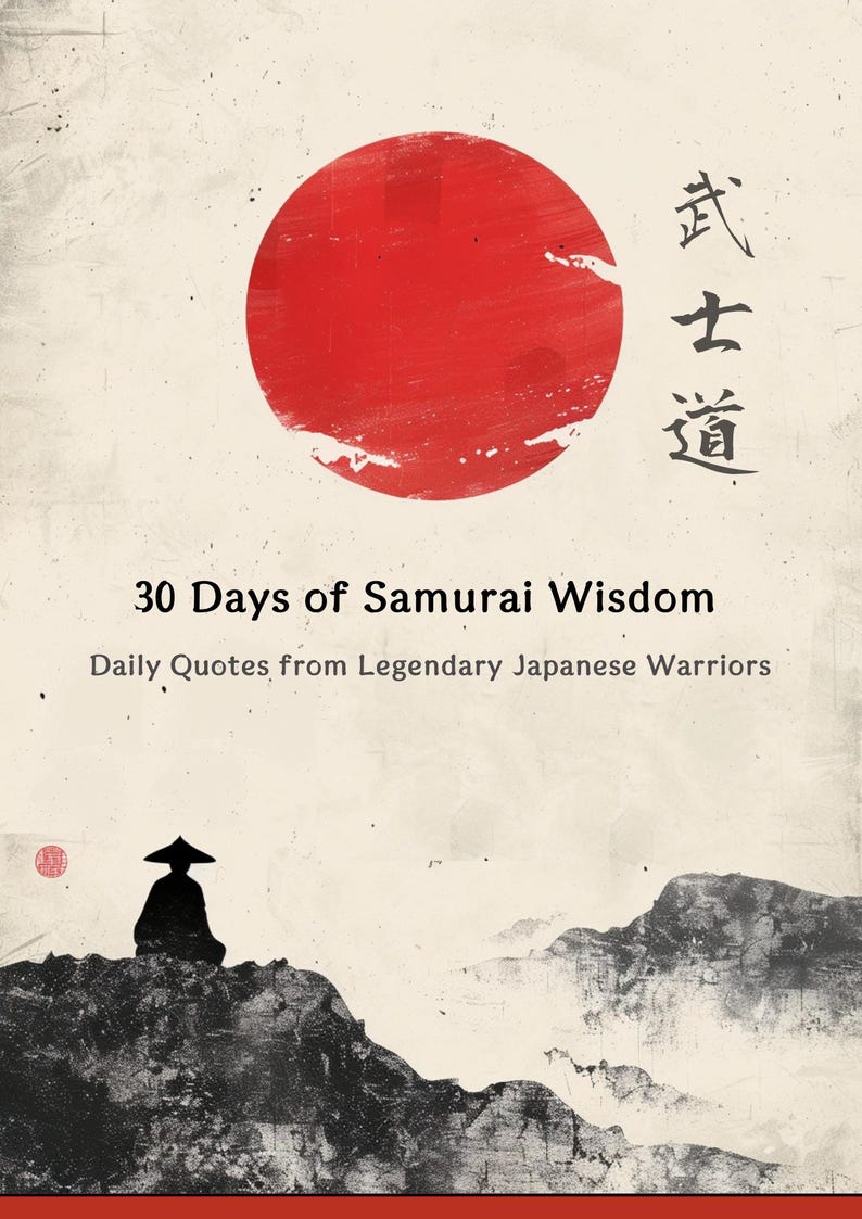 10 Days of Samurai Wisdom – Printable Daily Quote Calendar | Bushido ...