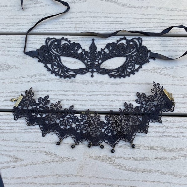 Lace Mask - Etsy