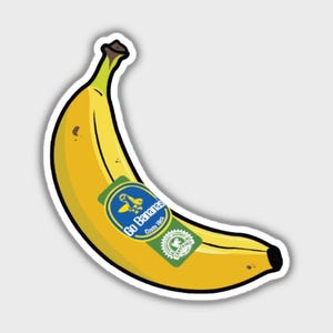 Go Bananas Costa Rica Sticker - Etsy