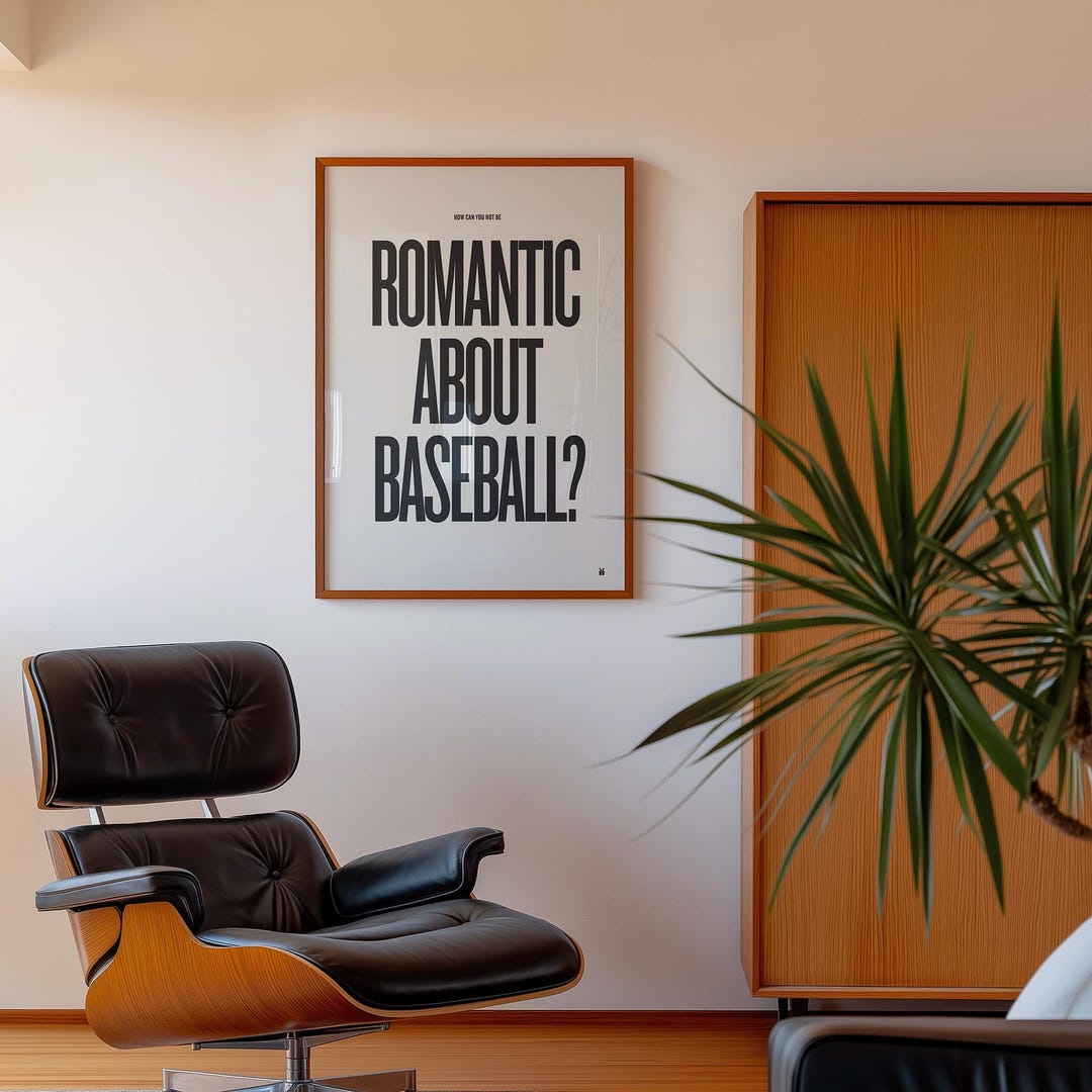 Moneyball Movie Quote Poster, Romantic About Baseball, Modern Print ...