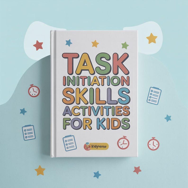 Task Initiation Workbook for Kids | Printable Executive Function Activities | Help Children ...
